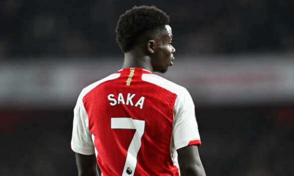 Emery speaks out on Bukayo Saka after his performance against Man Utd ...